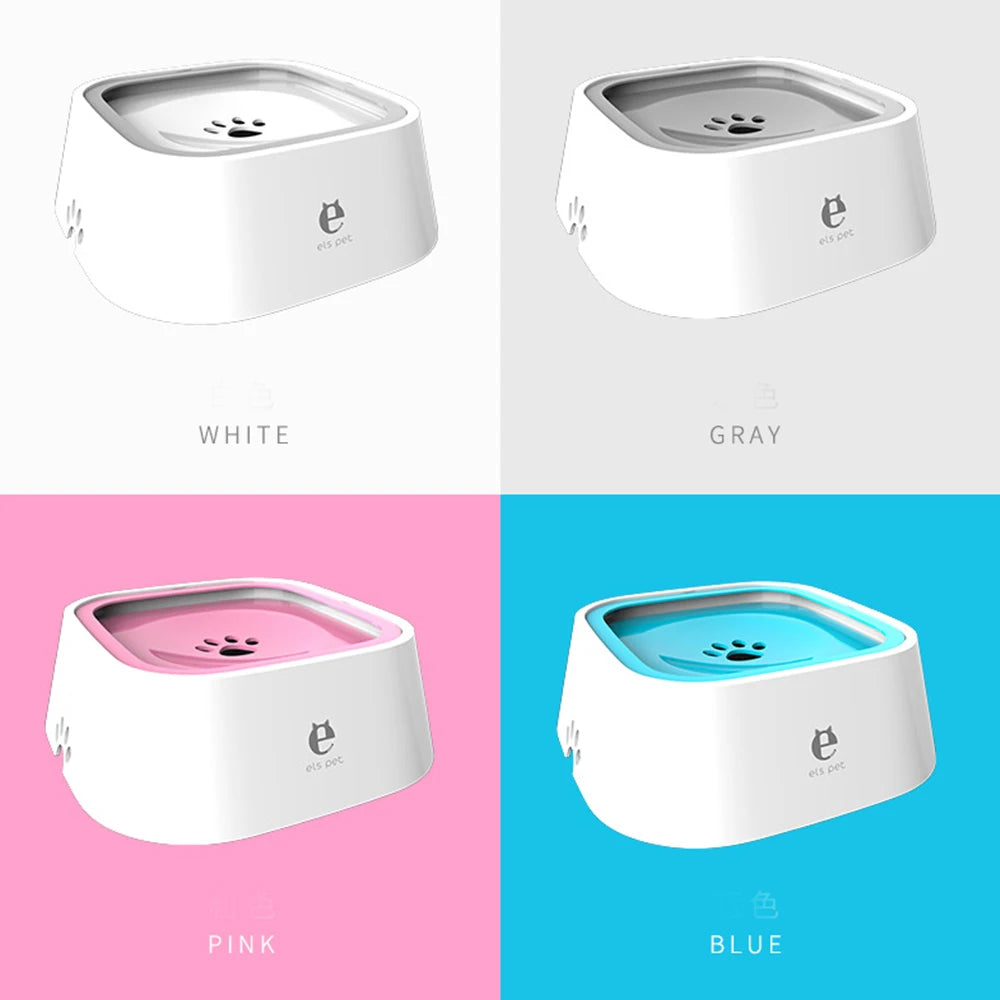 1.5L ABS Plastic Non-Spill Water Dispenser Bowl for Dogs and Cats with ...